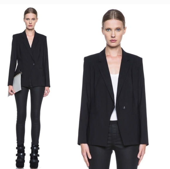 Helmut Lang | Jackets & Coats | Helmut Lang Front Overlap Blazer In ...